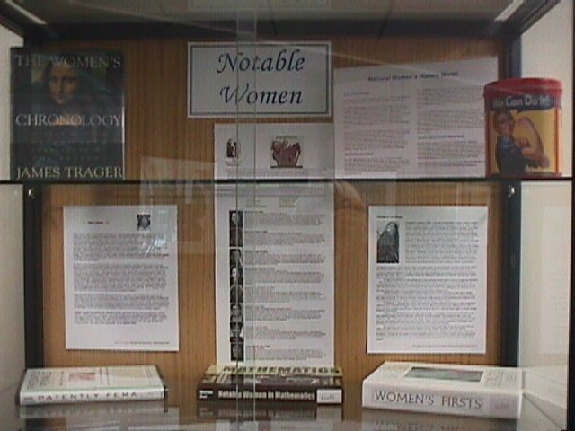 Women's History Month Display