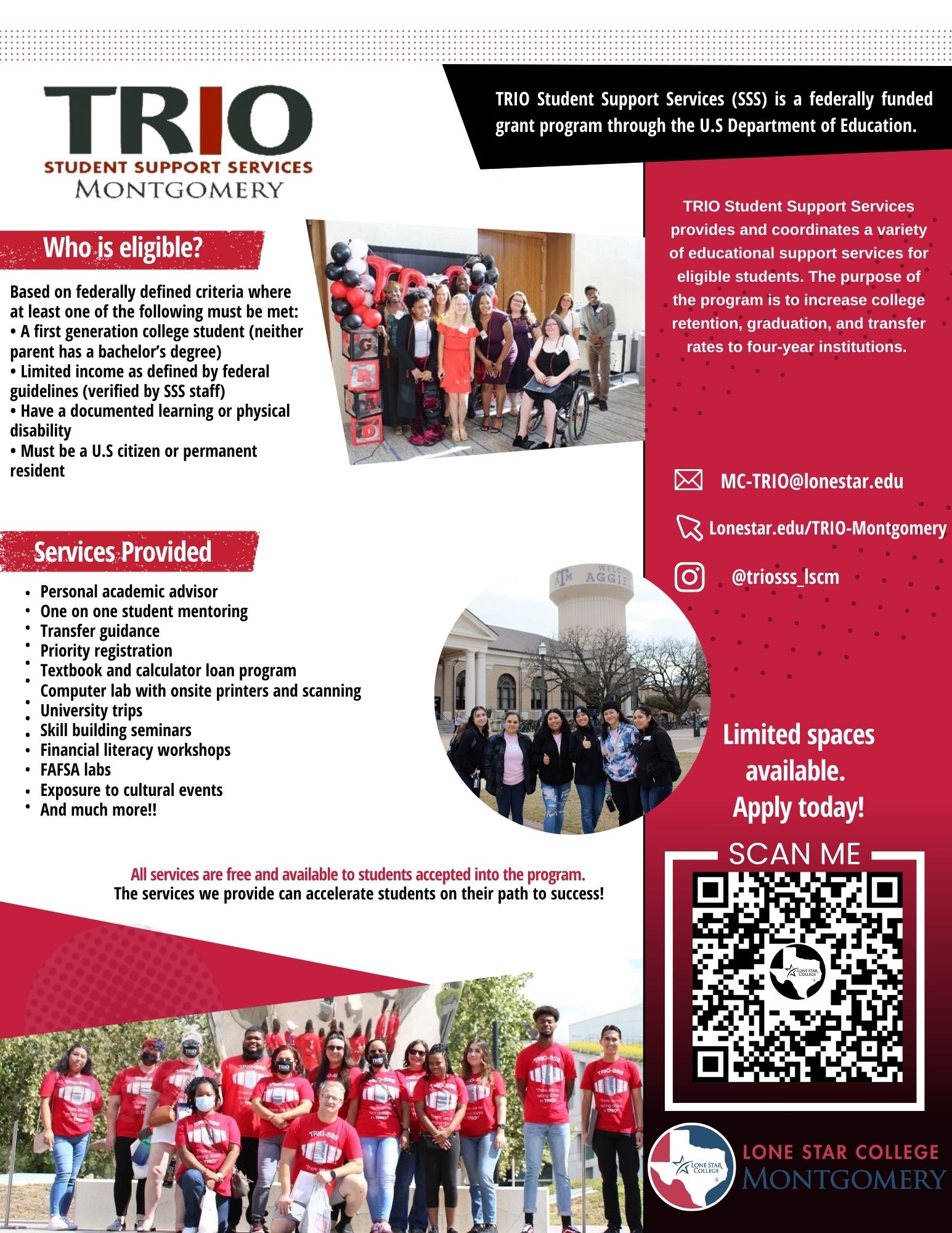 LSC-Montgomery TRIO Student Support Services